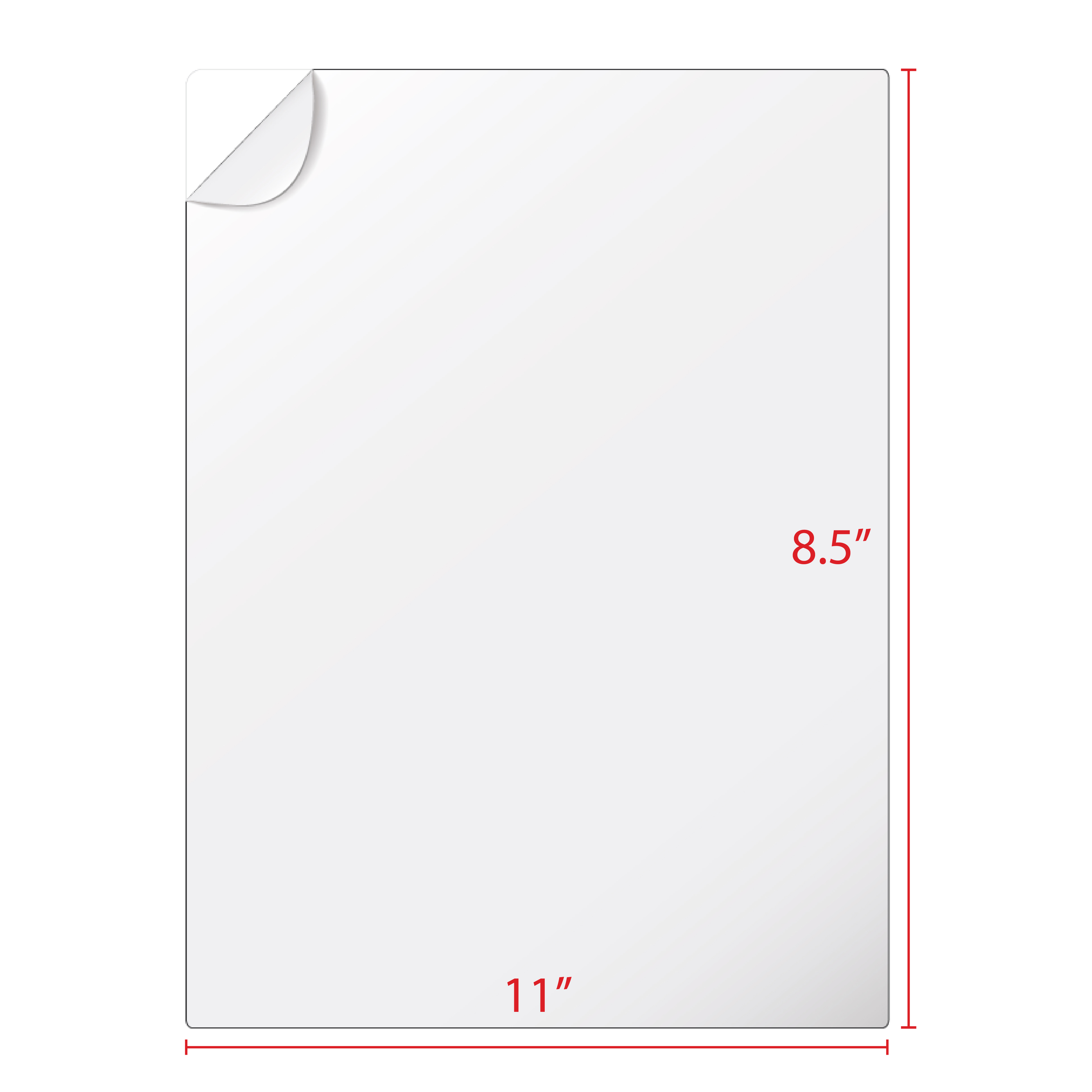 8 5 X 11 Full Sheet Labels Same Size Avery 5165 8165 EnKo Products