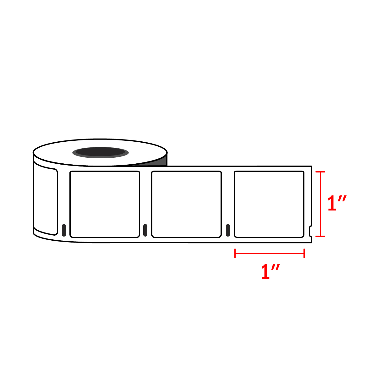 Dymo 30332 Multipurpose Labels 1 X 1 EnKo Products