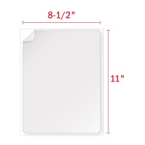 2x4 Labels, Blank Rectangle White Paper - 10 Labels Per Sheet