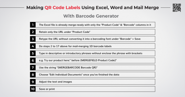 How to Print Barcode Labels From Excel & Word - enKo Products